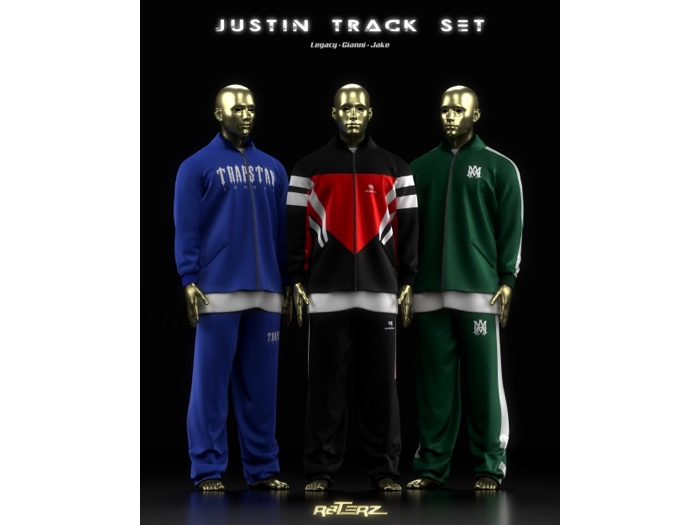 Second Life Marketplace R8terz Justin Track Set Fatpack